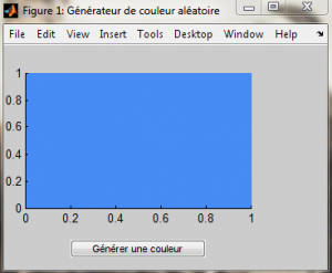 Générateur de couleur aléatoire sous MATLAB